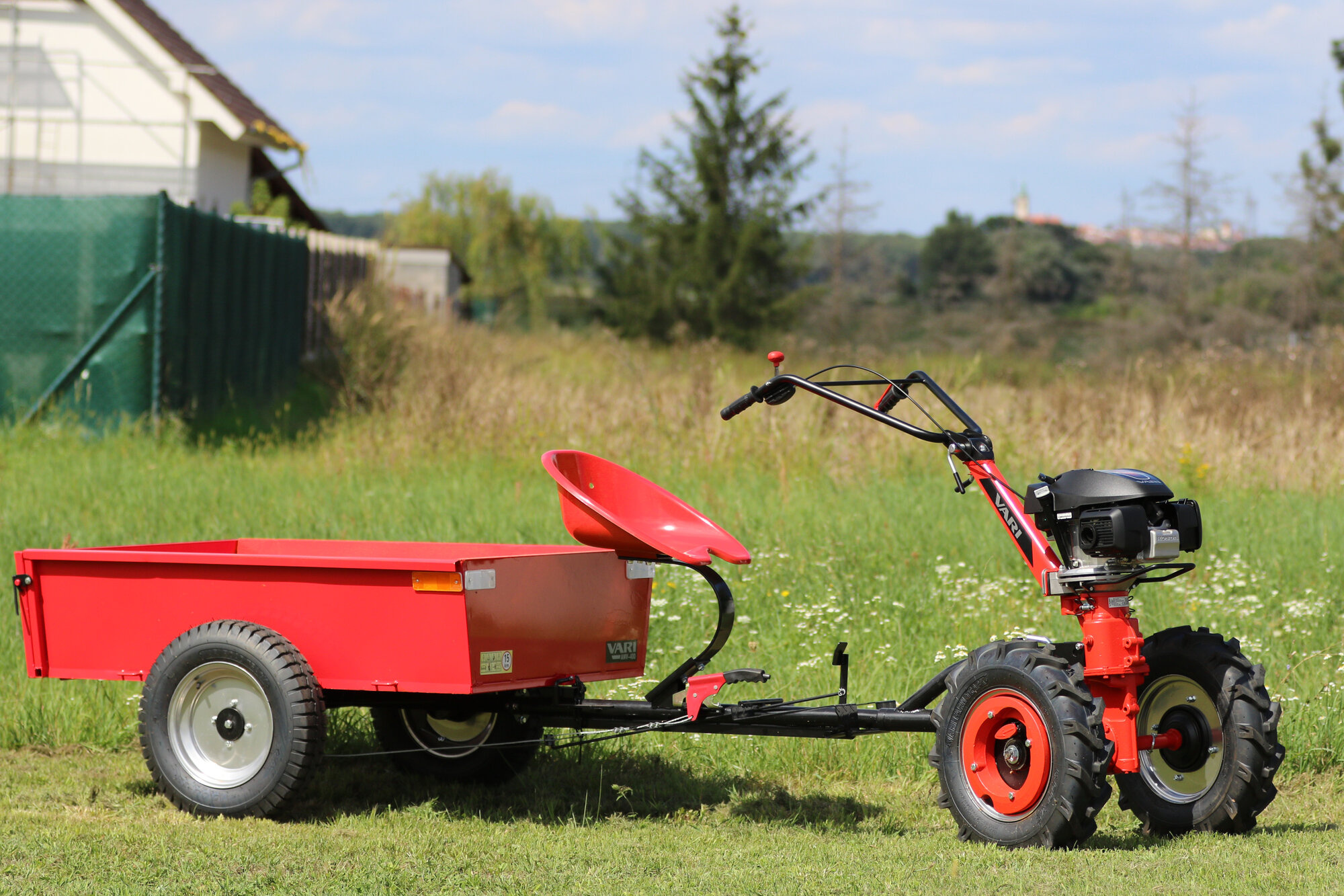 Malotraktor VARI IV GLOBAL (motor Honda GCVx200) + vozík ANV-400 ...